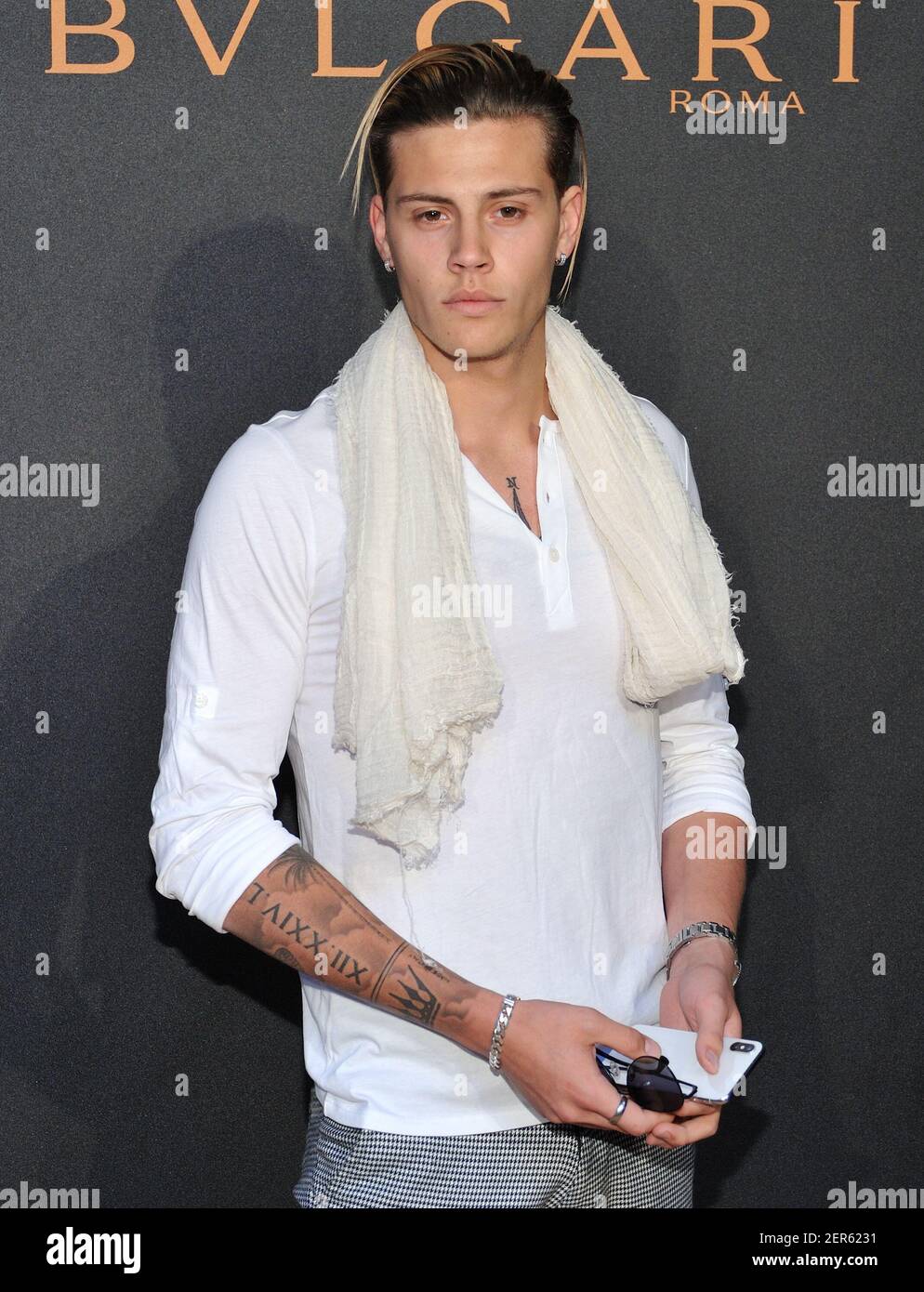 Model Dylan Ravagnani attends the Bvlgari world premiere of The ...