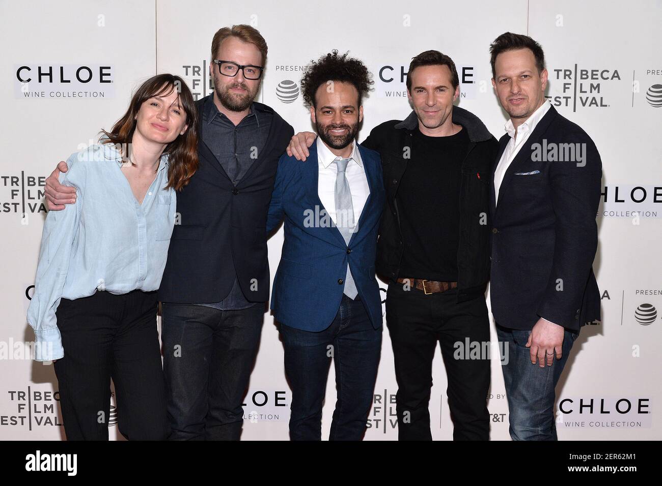 (L-R) Emily Mortimer, Joshua Leonard, Shawn Snyder, Alessandro Nivola ...