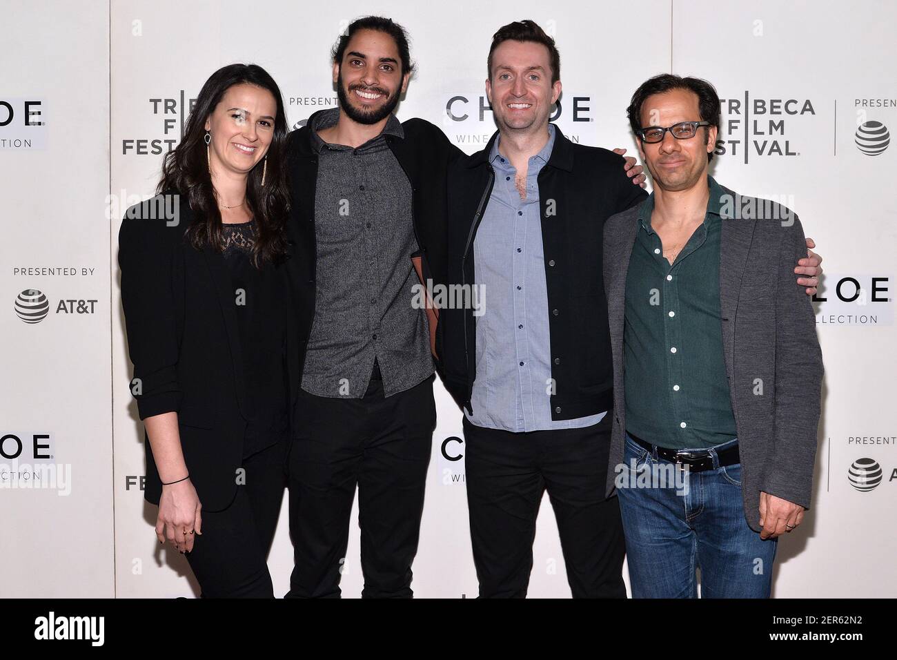 (L-R) Caitlyn Greene, Jon Kasbe, Frederick Shanahan and Dan Cogan ...