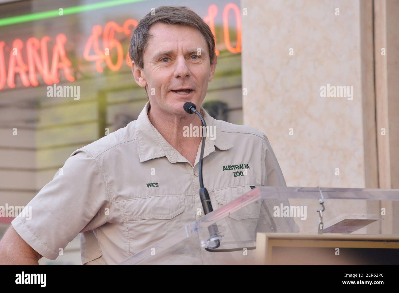 Wes Mannion at the Steve Irwin Posthumous Star On The Hollywood Walk Of ...