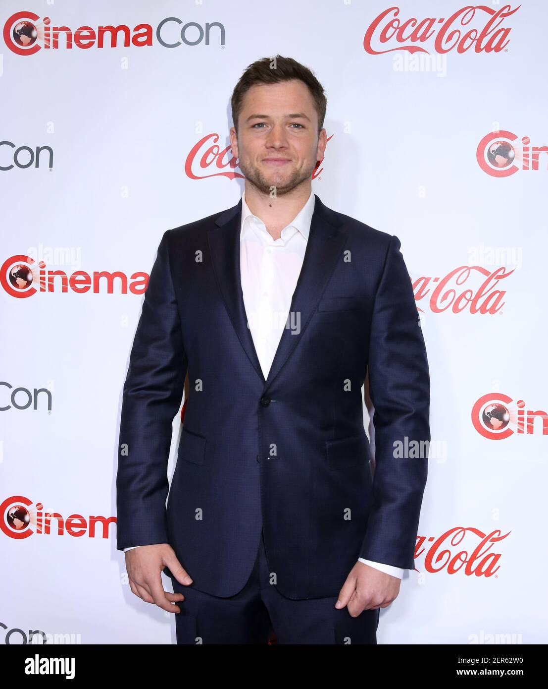 Aaron Egerton, recipient of Action Star of the Year Award, attends the ...