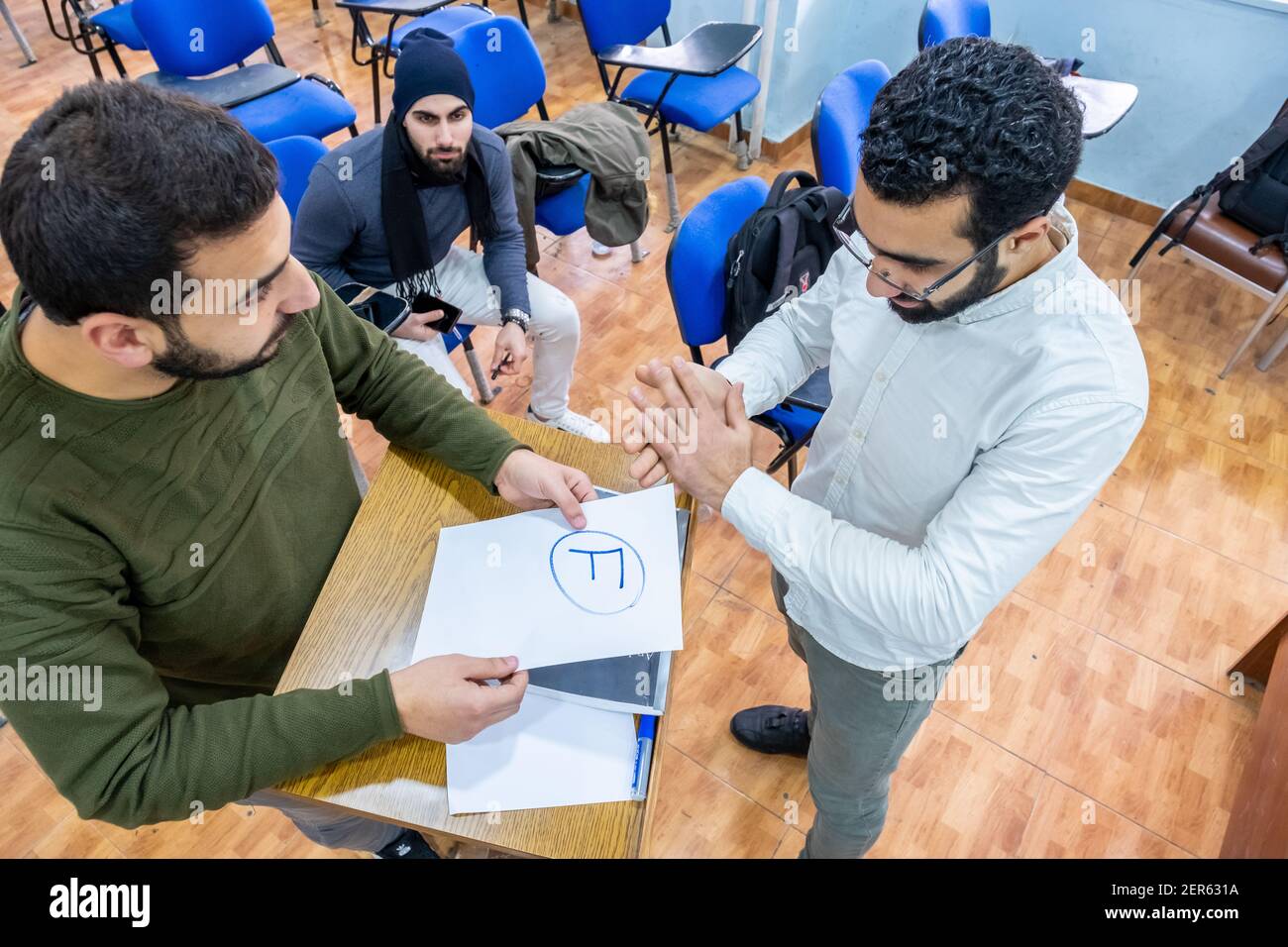 Happy teacher results hi-res stock photography and images - Alamy