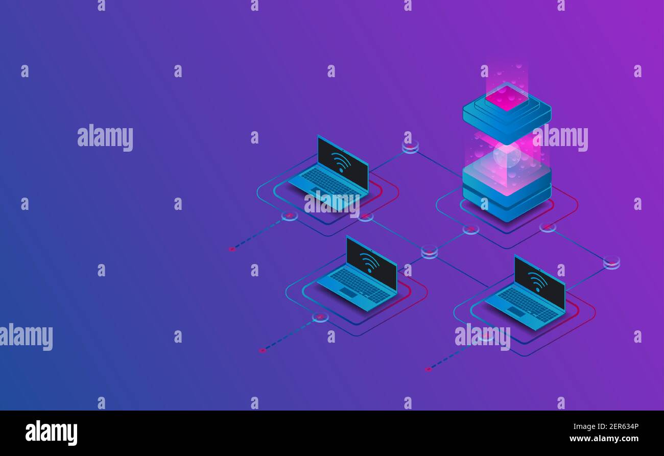 Future technology block chain Stock Vector Images - Alamy