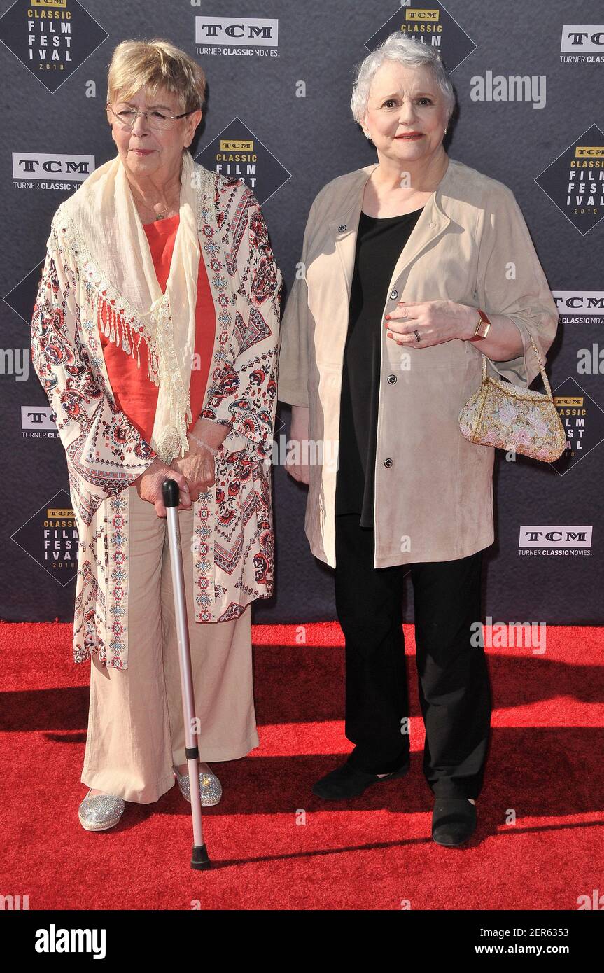 (L-R) Monica Evans and Carole Shelley arrives at the 2018 TCM Classic ...