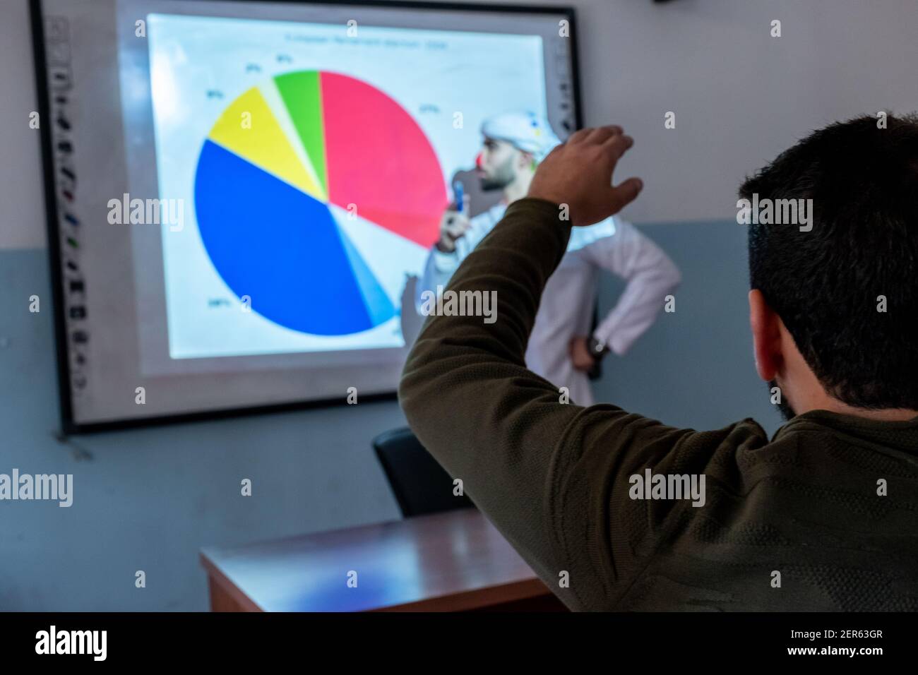 Power point presentation student hi-res stock photography and images ...