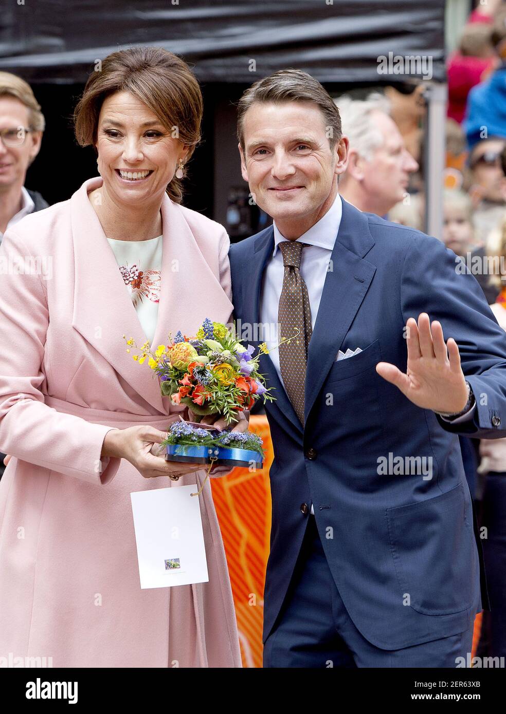 Prince Maurits and Princess Marilene celebrating King Willem-Alexander ...