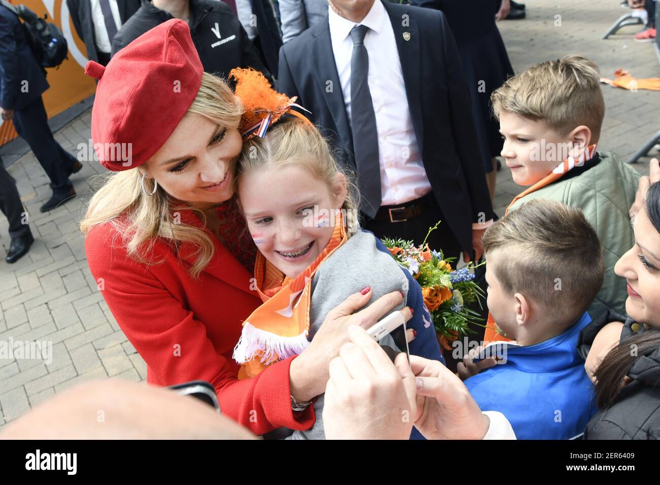 Queen Maxima celebrating King Willem-Alexander's 51st birthday and 5 ...