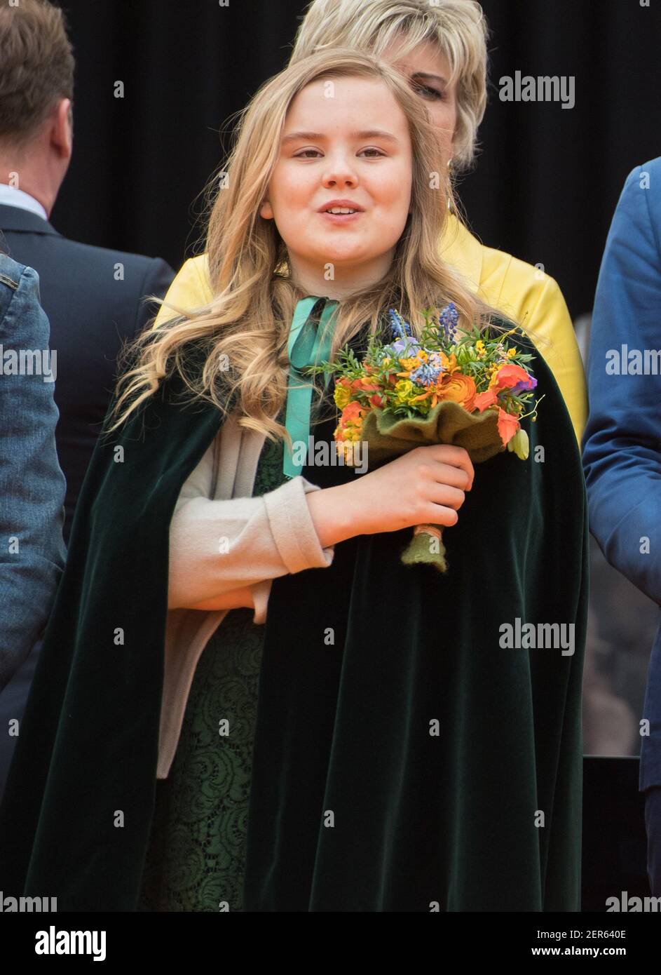 Princess Ariane celebrating King Willem-Alexander's 51st birthday and 5 ...