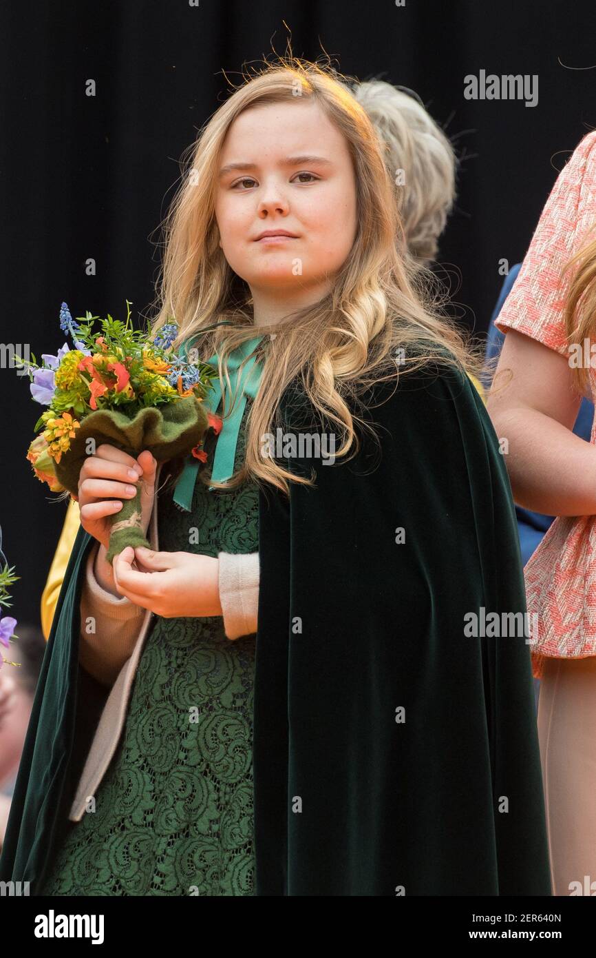Princess Ariane celebrating King Willem-Alexander's 51st birthday and 5 ...