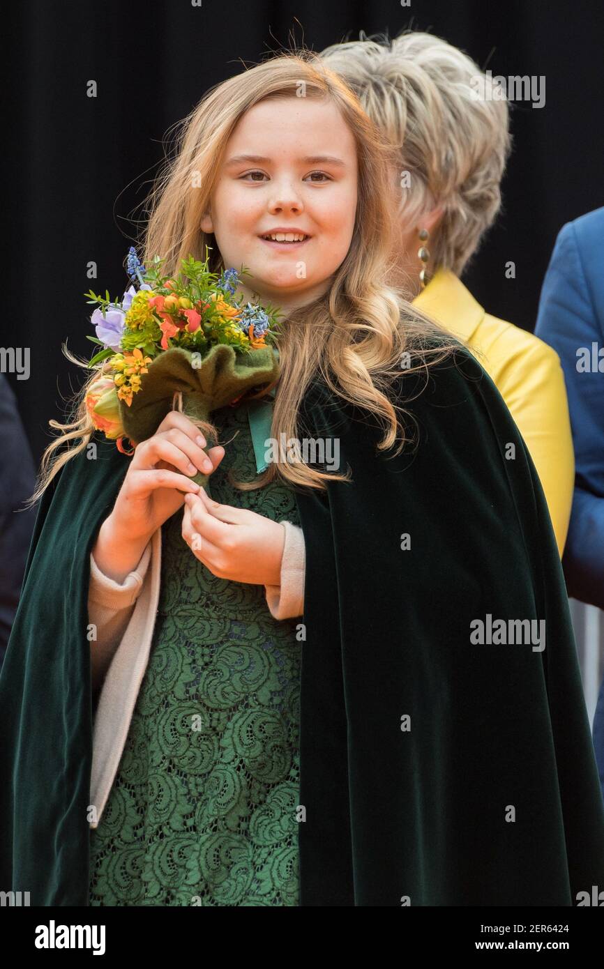 Princess Ariane celebrating King Willem-Alexander's 51st birthday and 5 ...