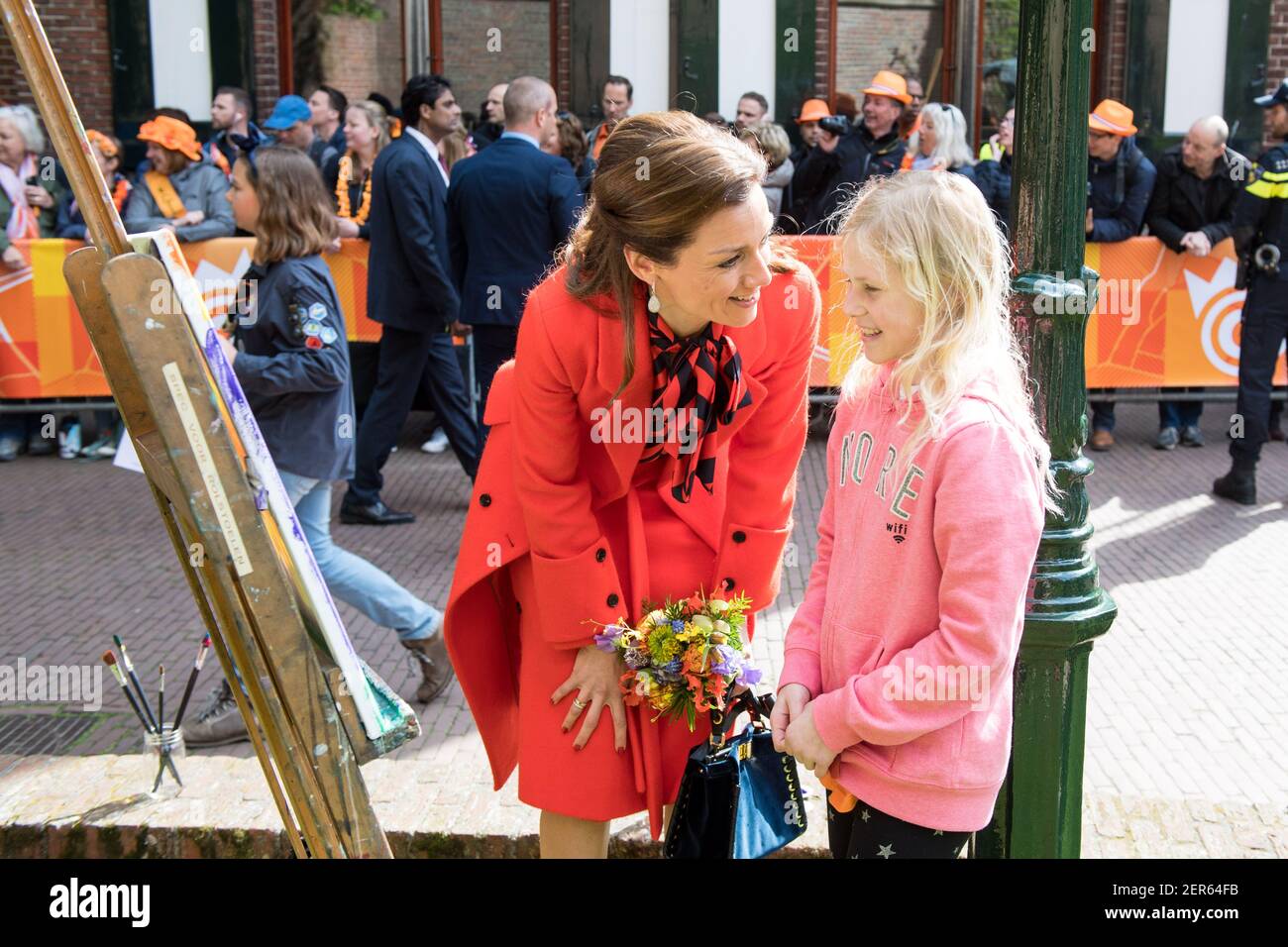 Princess Aimee celebrating King Willem-Alexander's 51st birthday and 5 ...