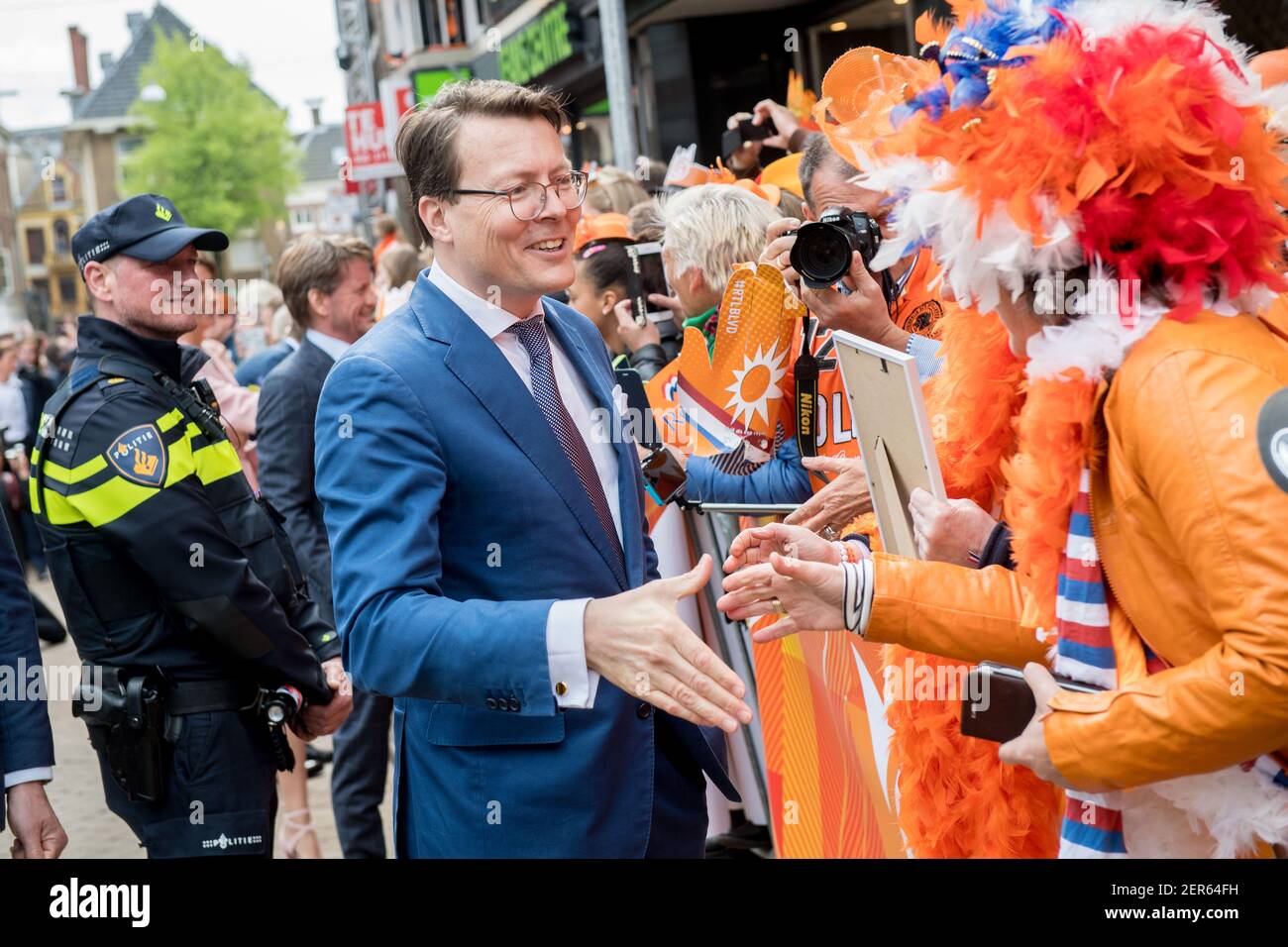 Prince Constantijn celebrating King Willem-Alexander's 51st birthday ...