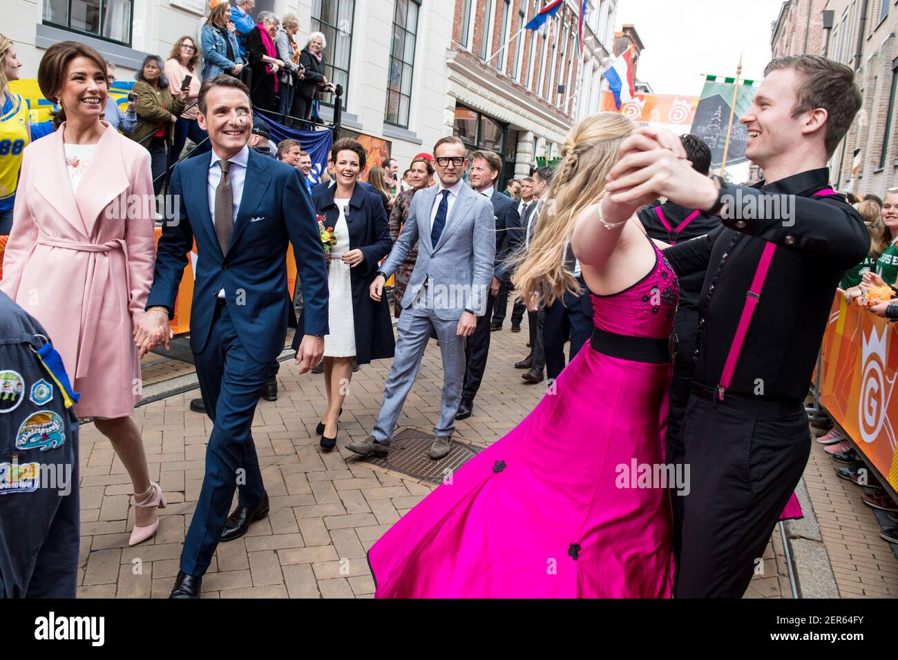 Prince Maurits and Princess Marilene celebrating King Willem-Alexander ...