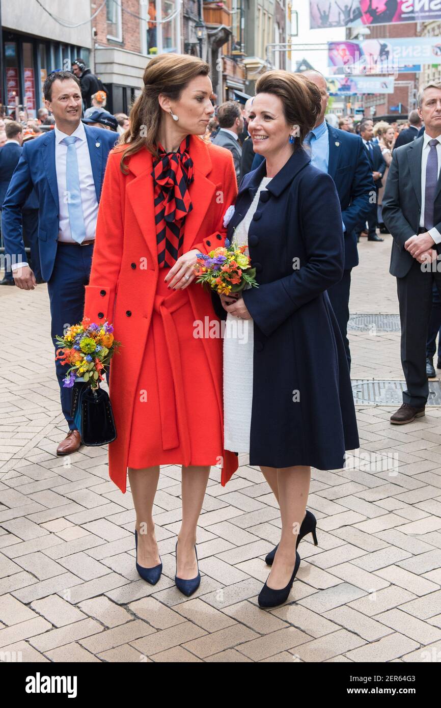 Princess Aimee, Princess Annette celebrating King Willem-Alexander's ...