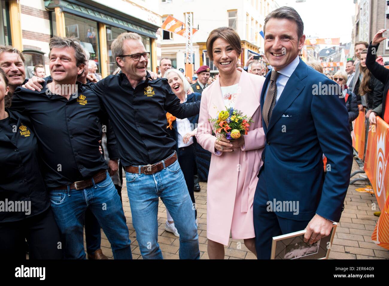 Prince Maurits and Princess Marilene celebrating King Willem-Alexander ...