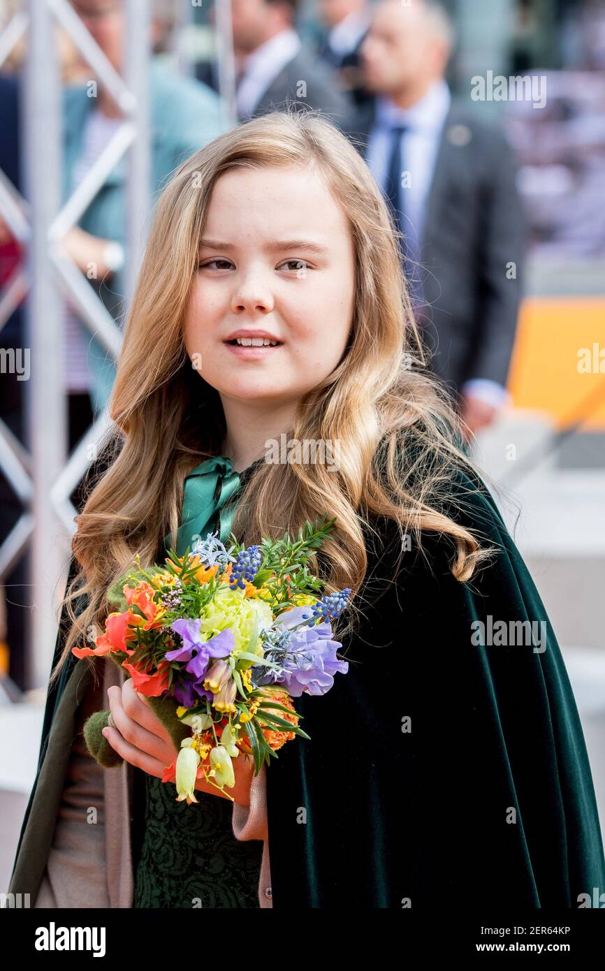 Princess Ariane celebrating King Willem-Alexander's 51st birthday and 5 ...