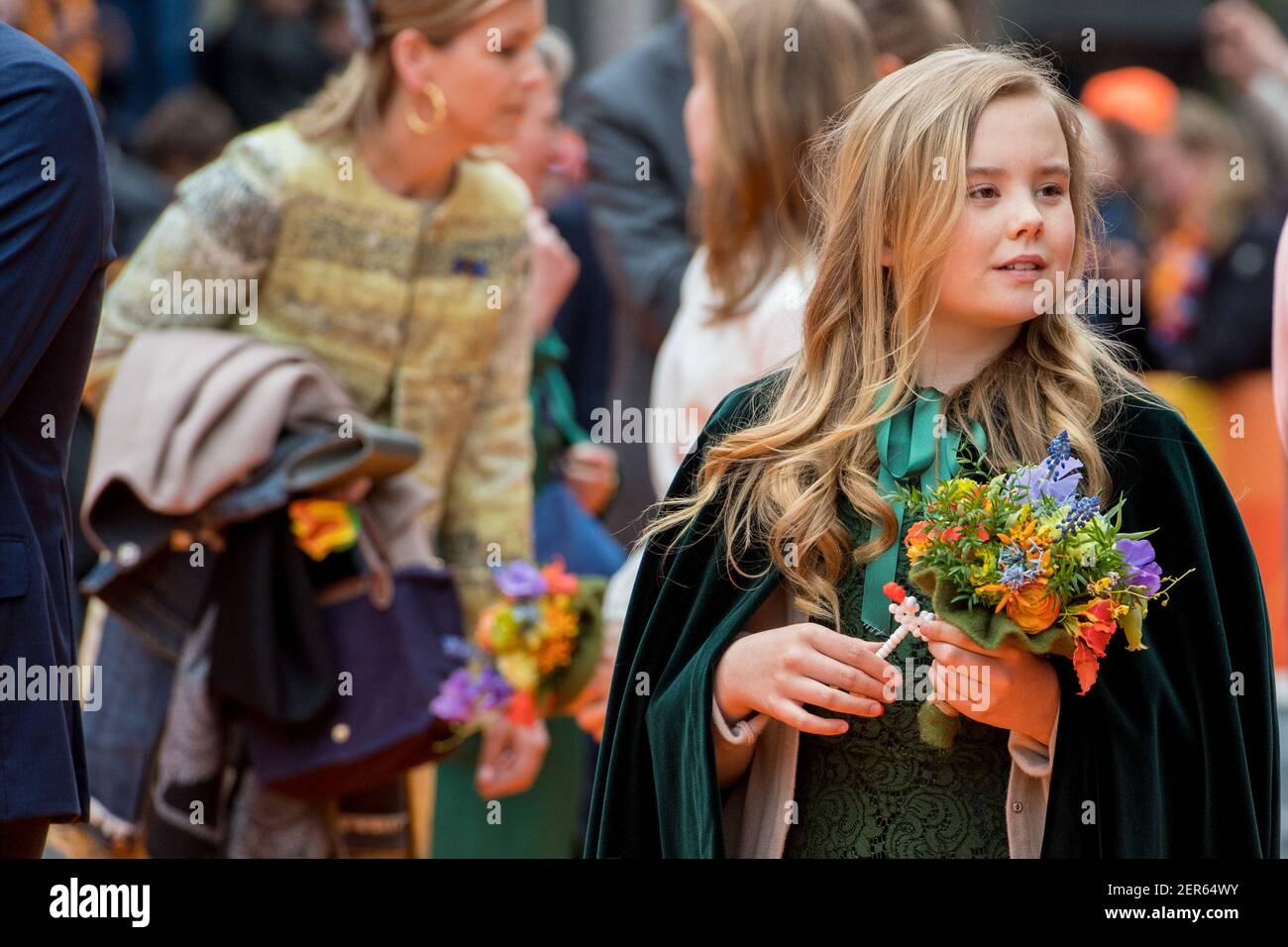 Princess Ariane celebrating King Willem-Alexander's 51st birthday and 5 ...