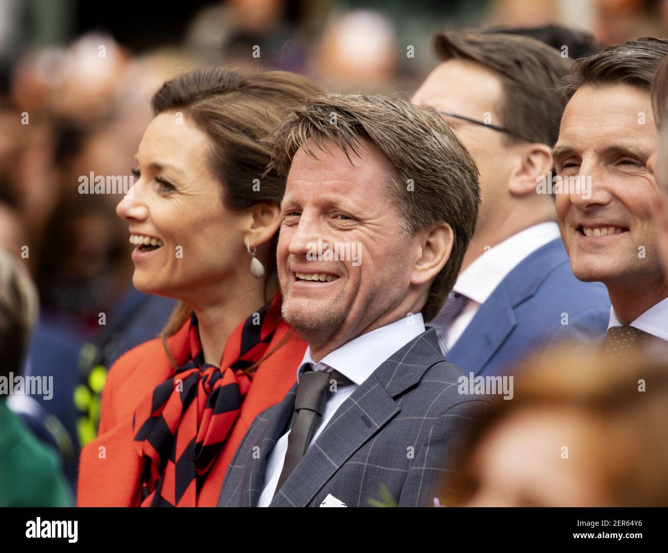 Prince Pieter-Christiaan and Princess Aimee celebrating King Willem ...