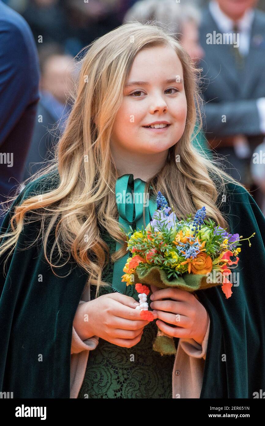 Princess Ariane celebrating King Willem-Alexander's 51st birthday and 5 ...