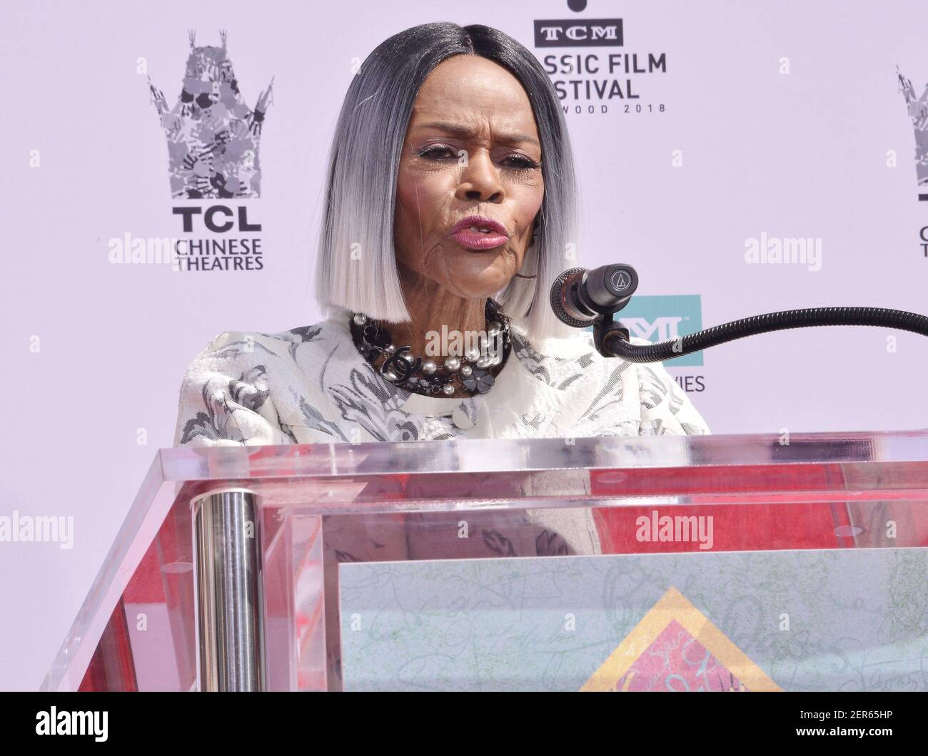 Cicely Tyson at her Hand & Footprint Ceremony held at the TCL Chinese ...
