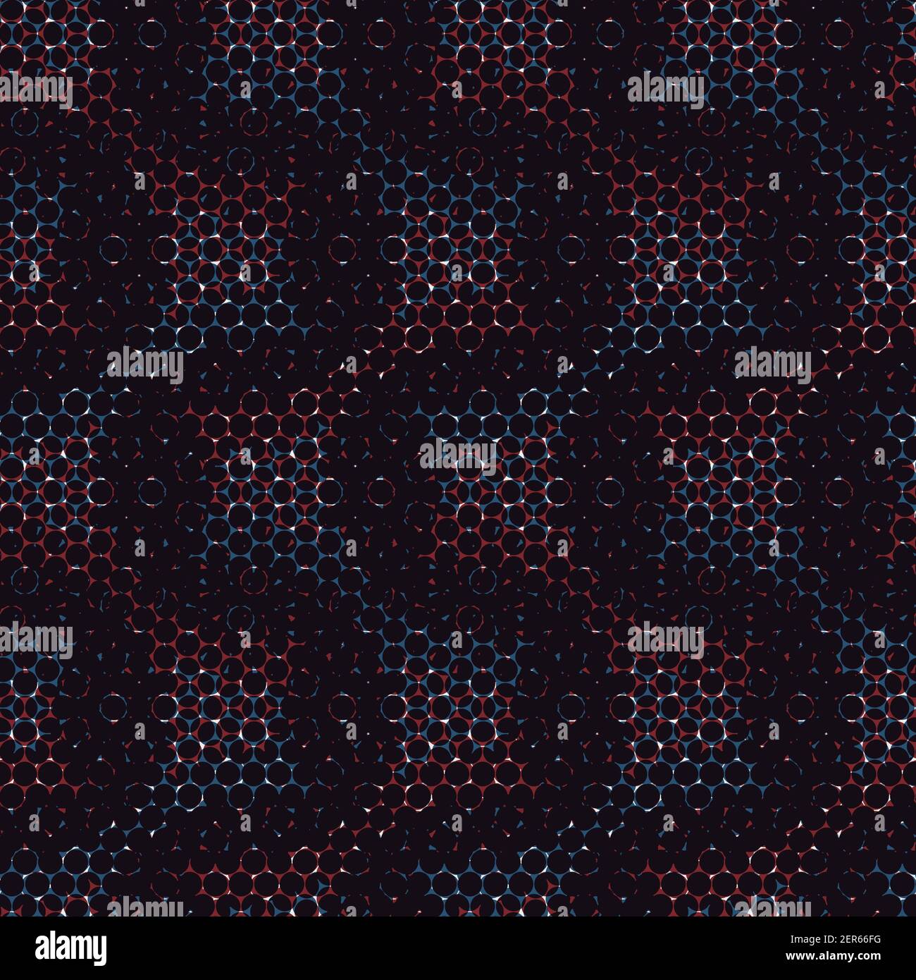 Seamless geo pattern in red blue black white Stock Photo - Alamy