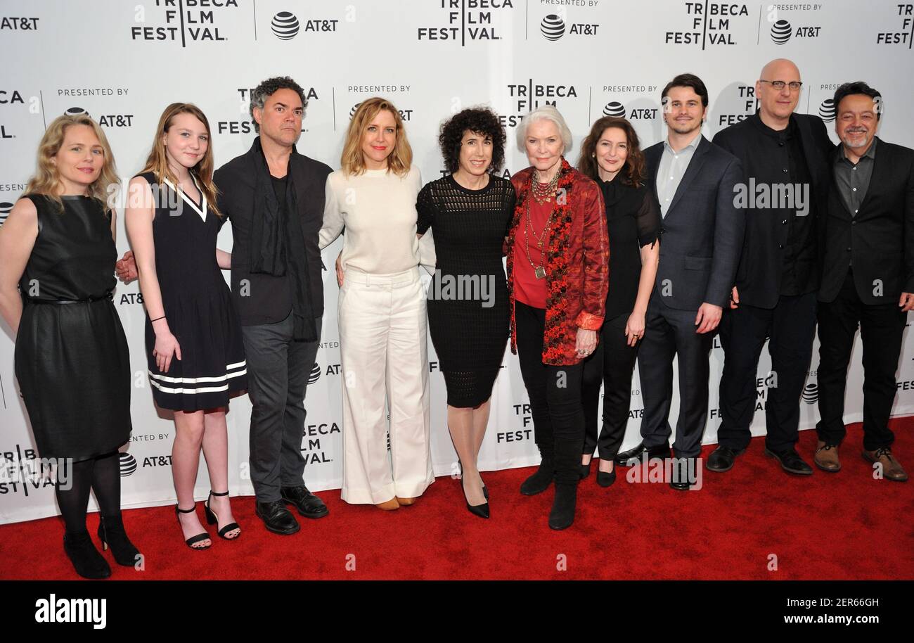 L-R: HBO Films SVP Tara Grace, actress Isabelle Nelisse, producers ...