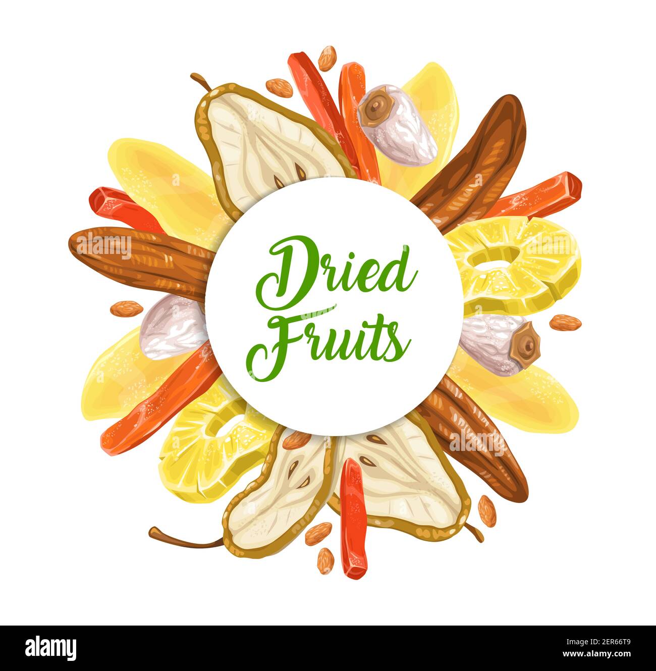 Sweet candied pineapple slice Stock Vector Images - Alamy