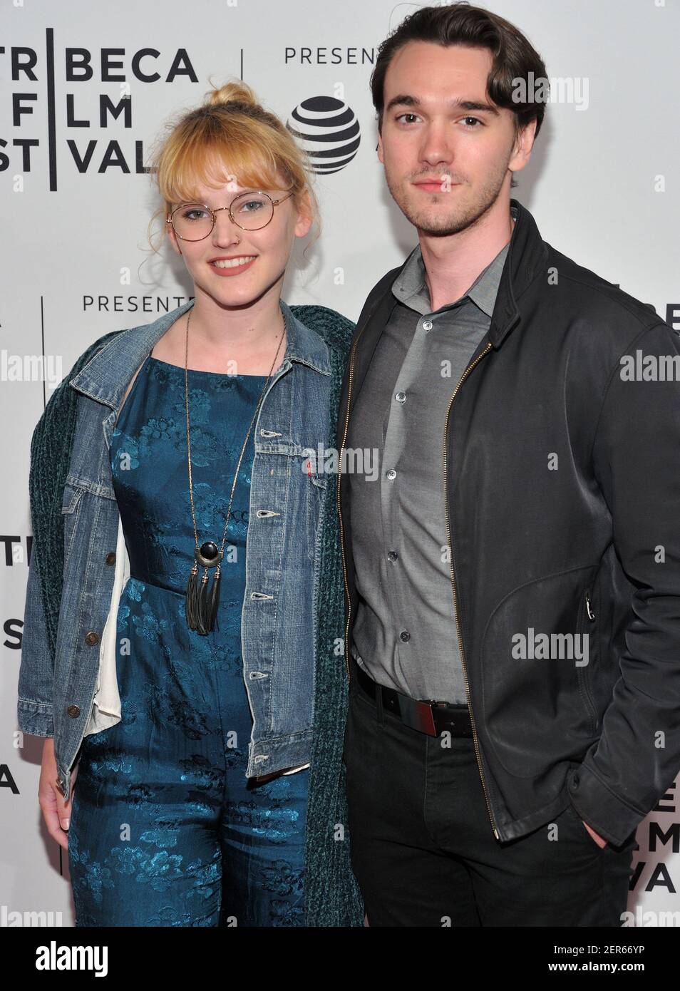 L-R: Rilly Dukich and actor Collin Kelly-Sordelet attends the special ...