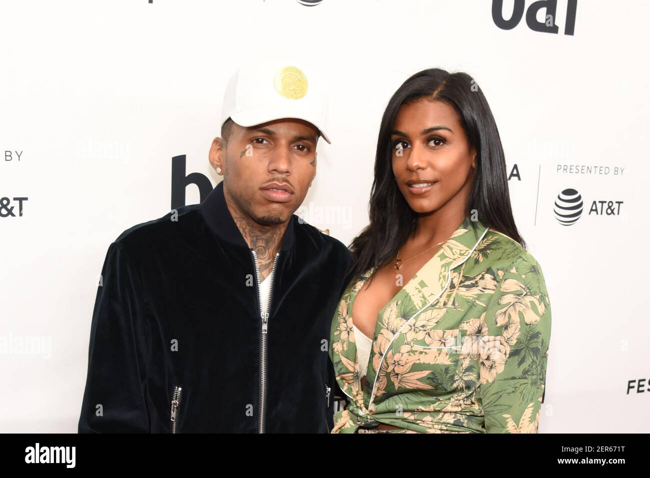 Kid Ink and Asiah Collins attend Unbanned: The Legend of AJ1 Movie ...