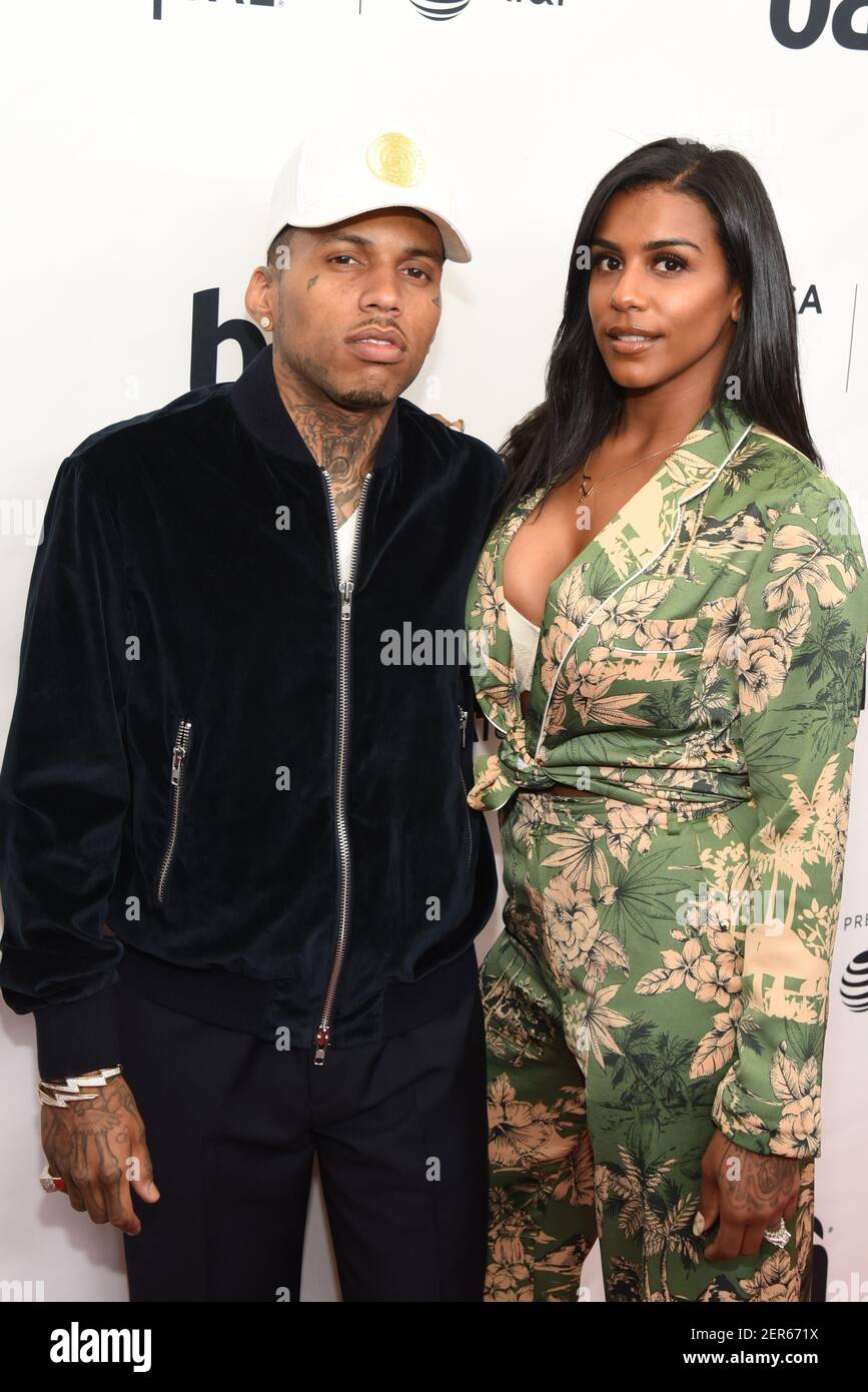 Kid Ink and Asiah Collins attend Unbanned: The Legend of AJ1 Movie ...