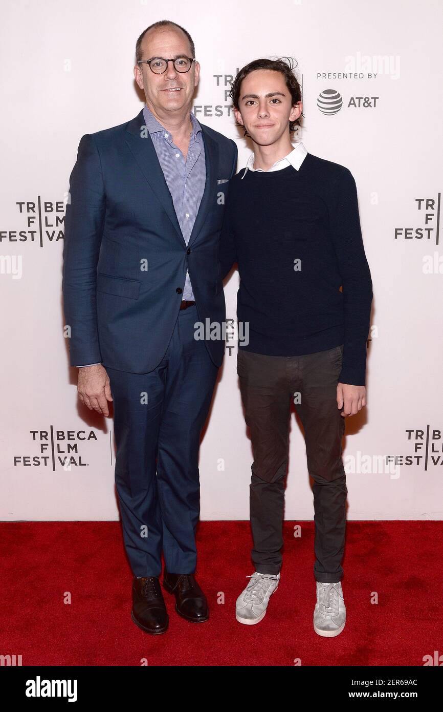 (L-R) David Nevins, President and CEO Showtime Networks, and son ...