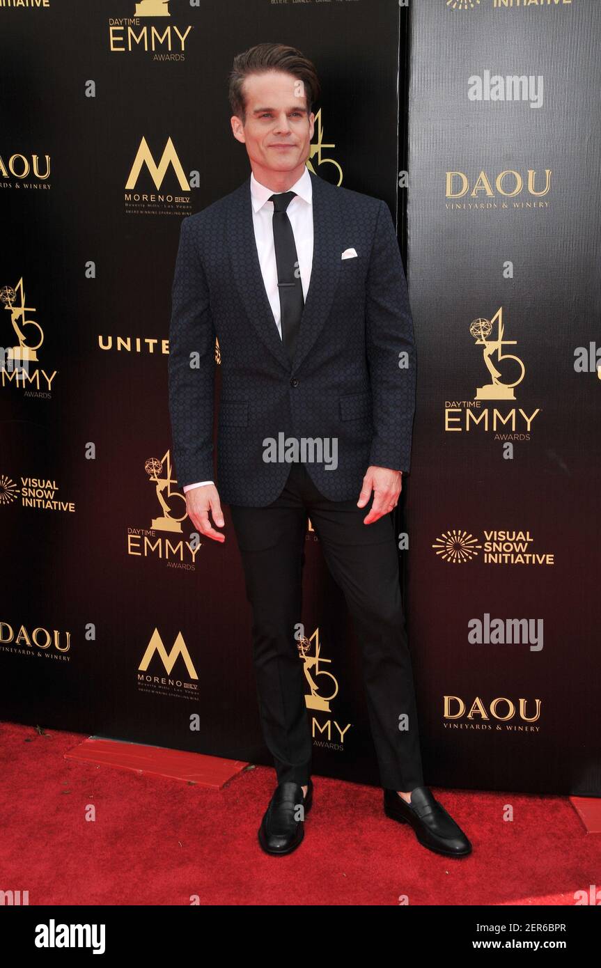 Greg Rikaart at the 2018 Daytime Emmy Awards held at the Pasadena Civic ...