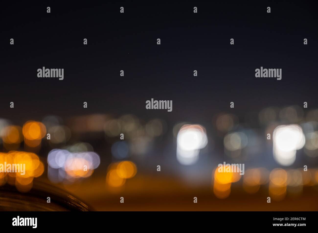 Blurred car lights with long exposure Stock Photo - Alamy