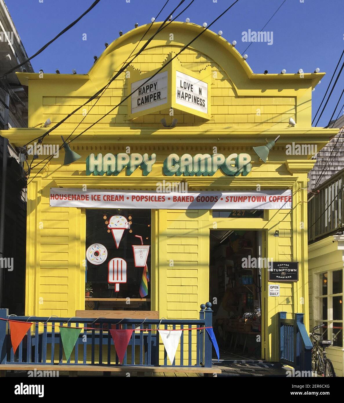 A cheerful ice cream shop adds to the color of Provincetown. (Photo by ...