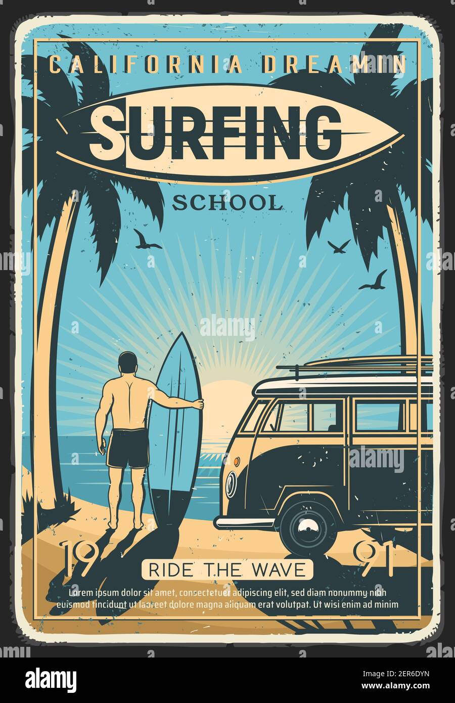 School lesson on beach Stock Vector Images - Alamy