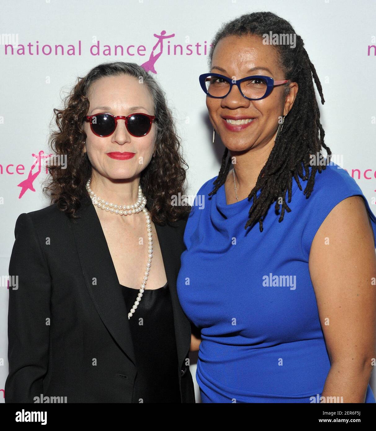 L-R: Actress Bebe Neuwirth and NDI Exec. Director Traci Lester attend ...