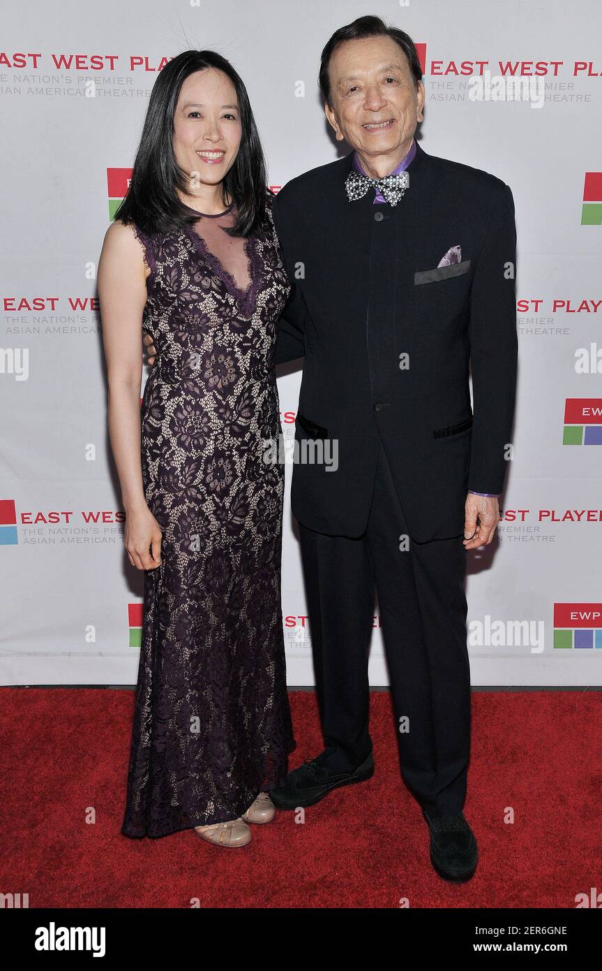 (L-R) April Hong and James Hong at the East West Players "The Company ...
