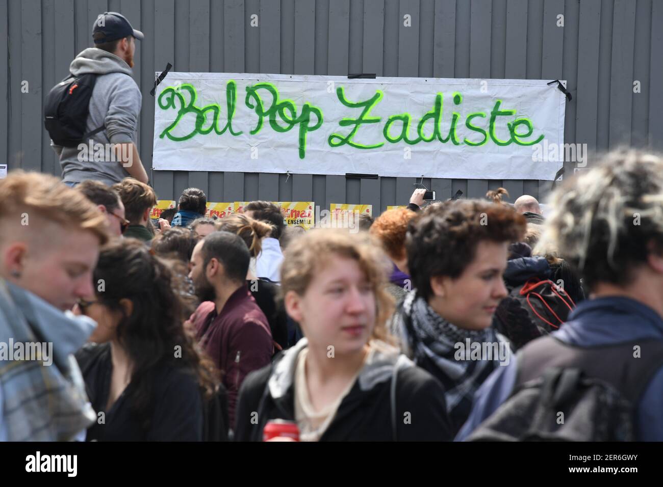 Traditional May Day rally in the center of Paris, France, Tuesday, May ...