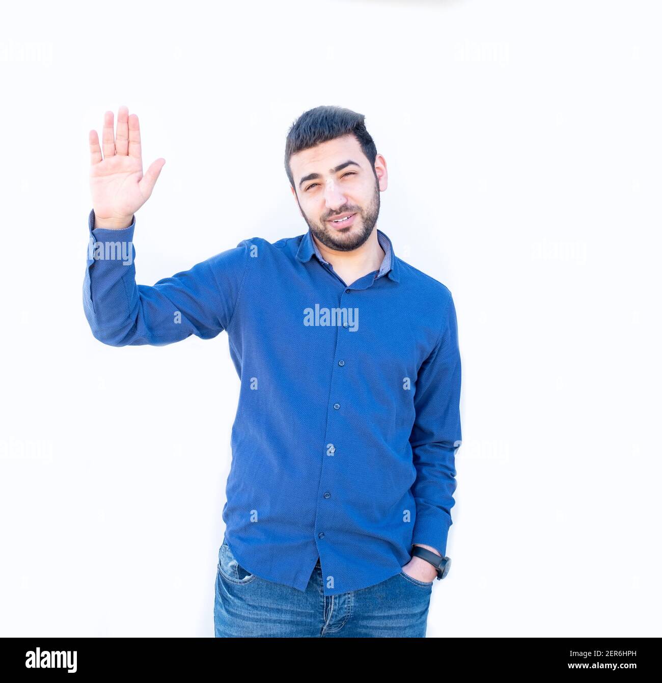 Arab boy waving hi-res stock photography and images - Alamy
