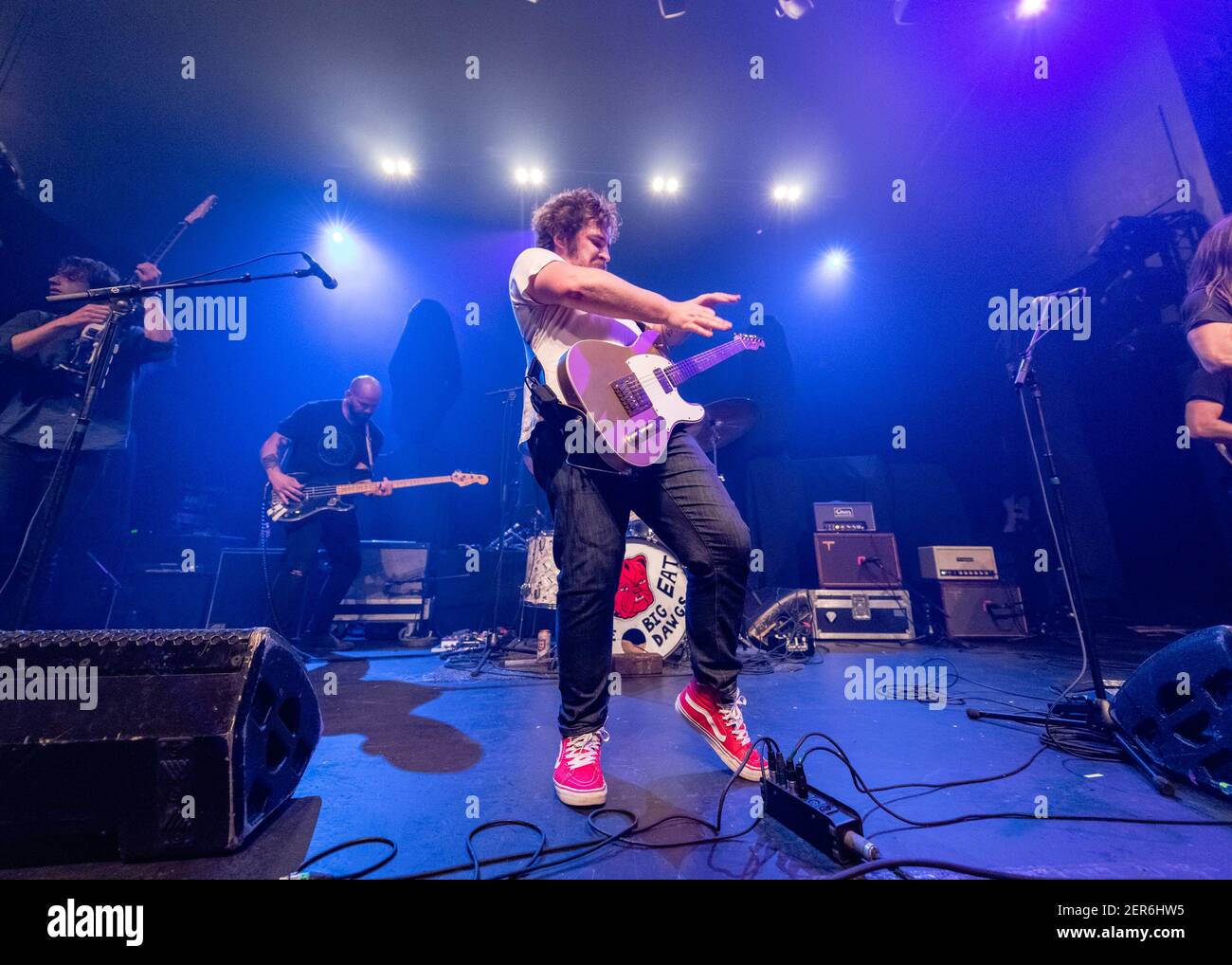 Evan Bird of Diarrhea Planet performs in concert at Emo's on May 1 ...