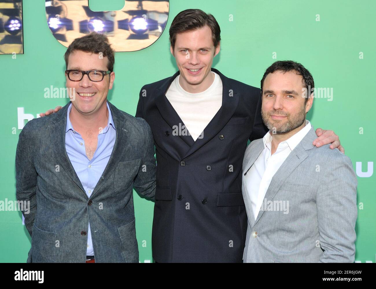 L-R: Actors Sam Shaw, Bill Skarsgard and Dustin Thomason attend the ...