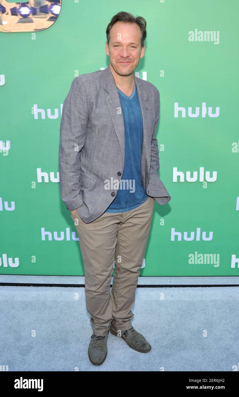 Actor Peter Saarsgard attends the Hulu upfront presentation at La ...