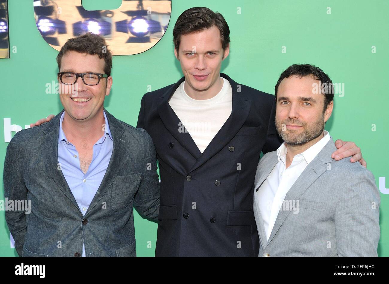 L-R: Actors Sam Shaw, Bill Skarsgard and Dustin Thomason attend the ...