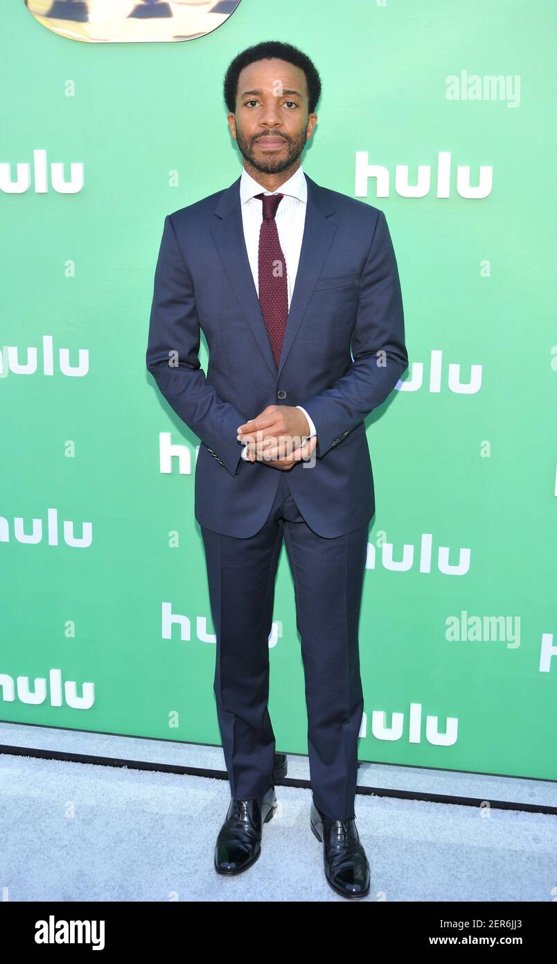 Actor Andre Holland attends the Hulu upfront presentation at La Sirena ...