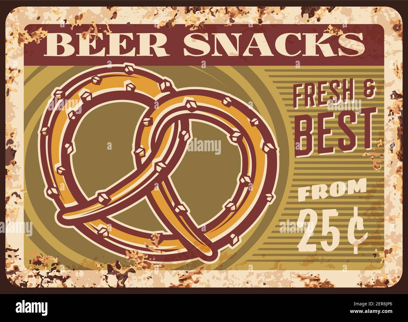 Pretzel signage Stock Vector Images - Alamy