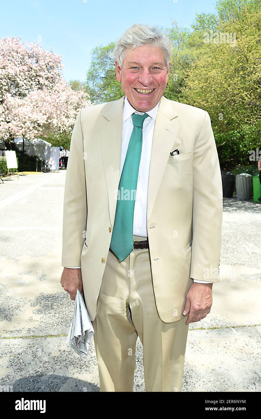 John Pyne attends the Central Park Conservancy Hat Luncheon on May 2 ...