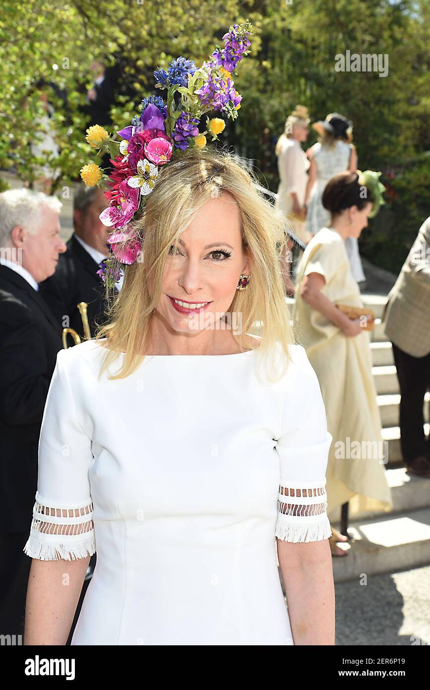Gillian Miniter attends the Central Park Conservancy Hat Luncheon on ...