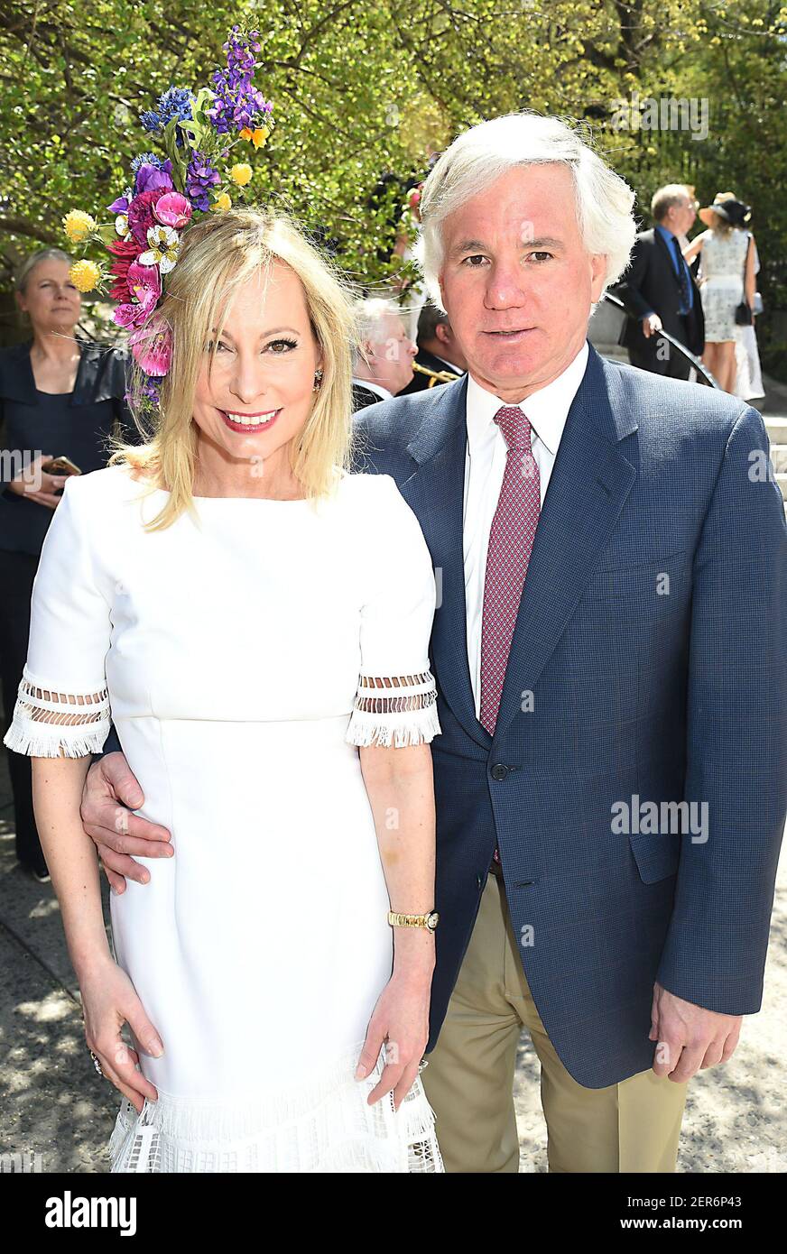 Gillian Miniter and husband Sylvester Miniter attends the Central Park ...