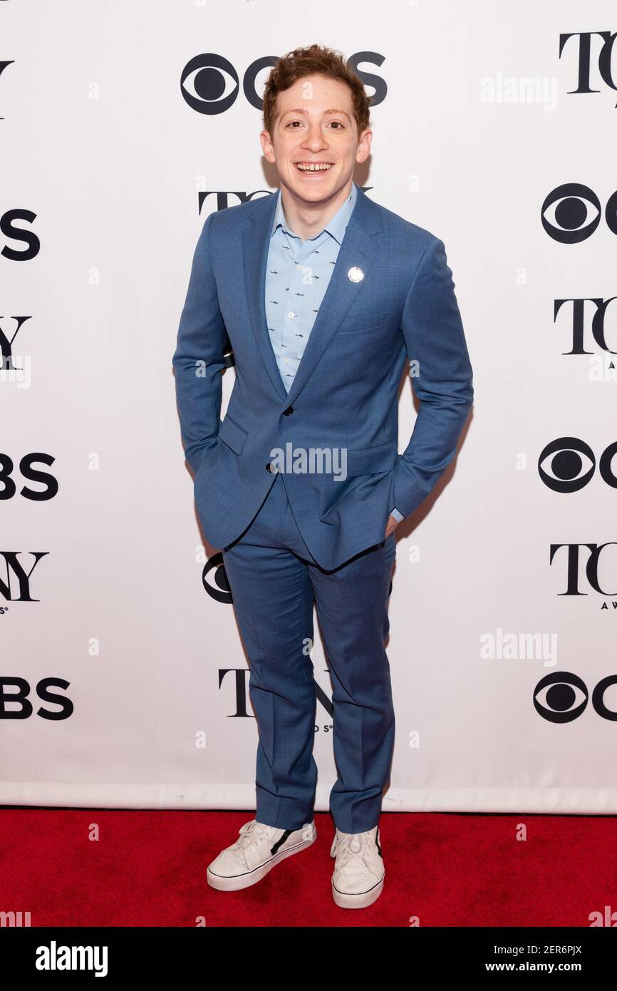 Ethan Slater, 2018 Tony Award Nominee, in New York City on May 2, 2018 ...