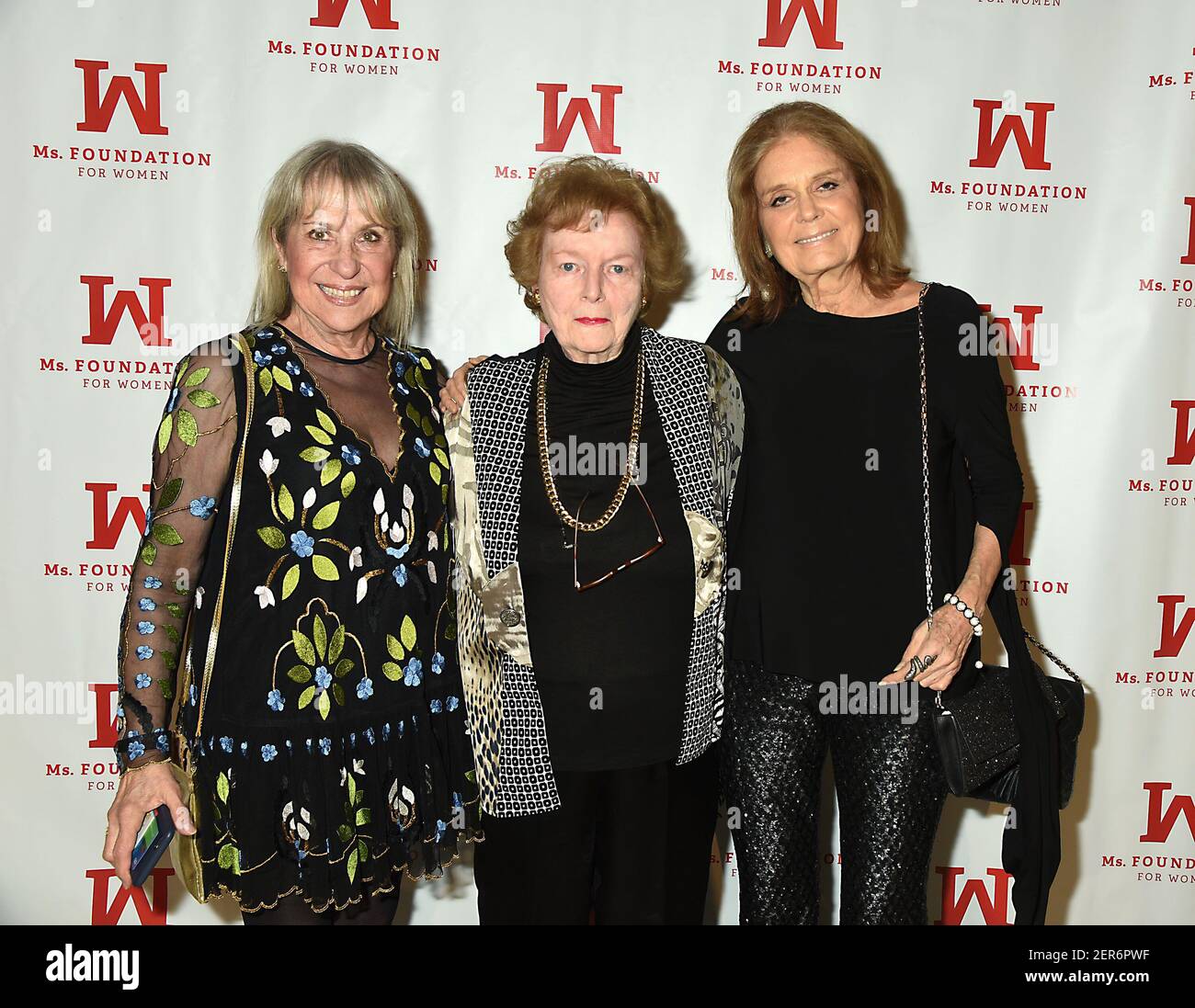Letty Cotton Pogribin, Pat Carbine and Gloria Steinem attends the Ms ...